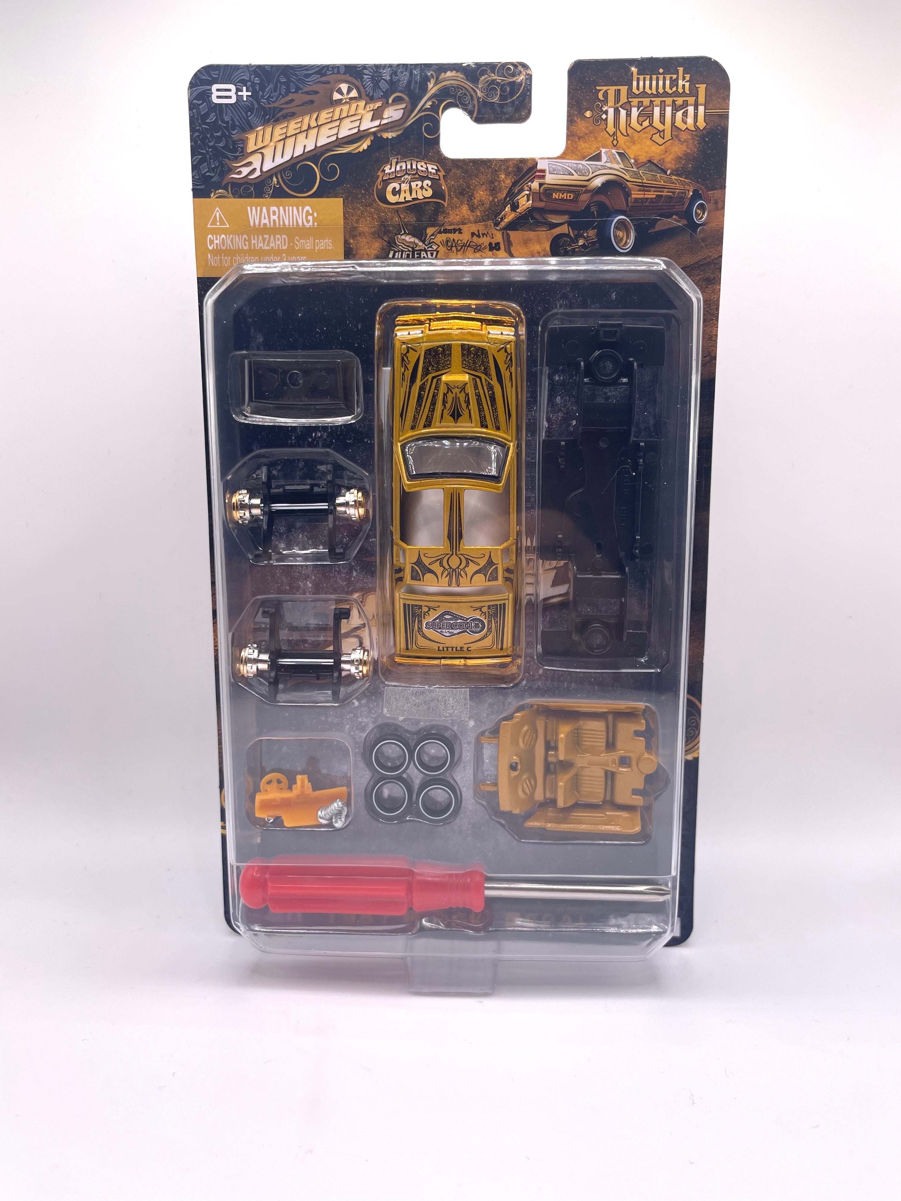 House of Cars 1:64-Weekend of Wheels Gold 1987 Buick Regal Model Kit ...