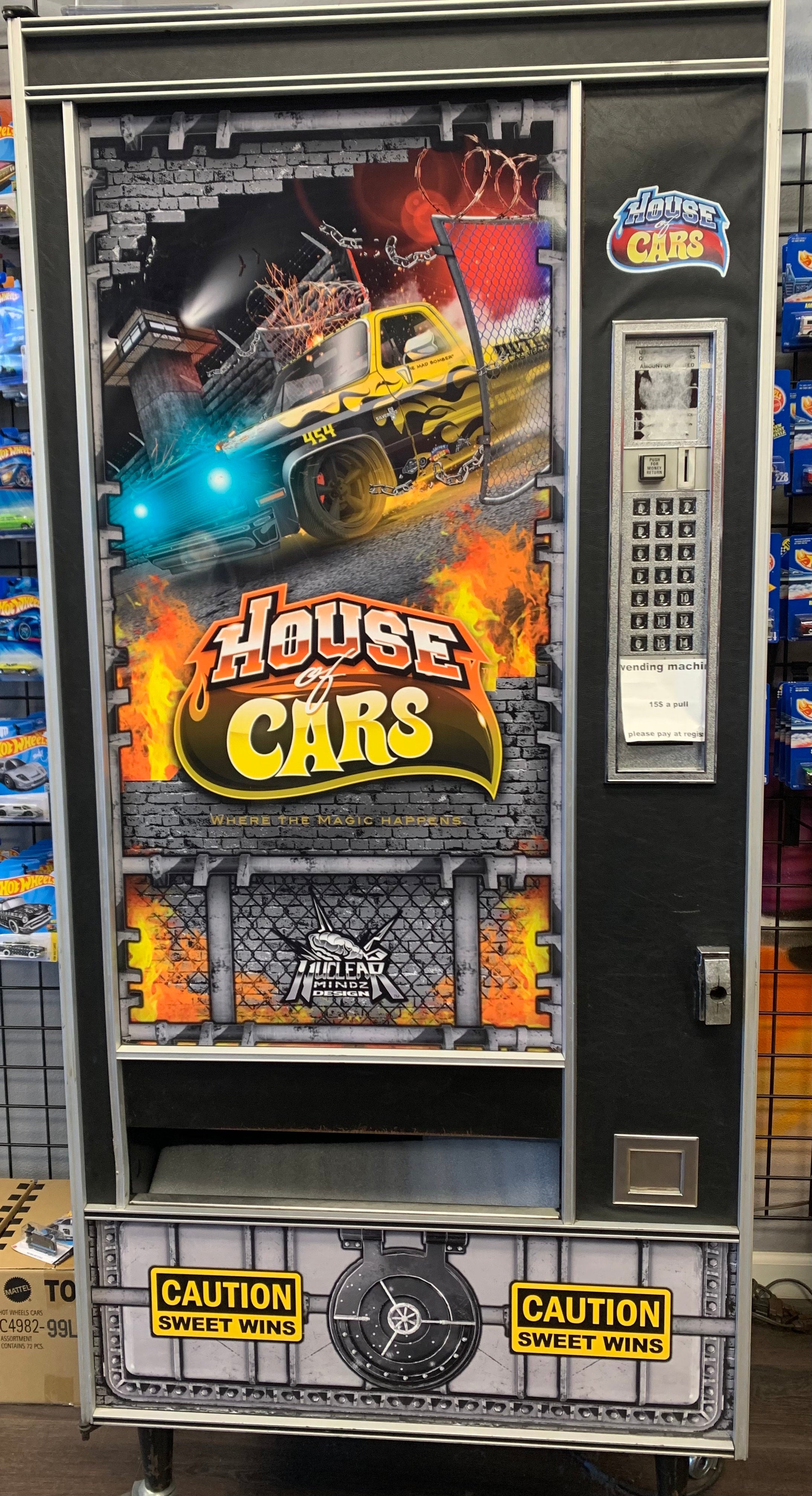 Vending Machine Pulls | House of Cars Ripon