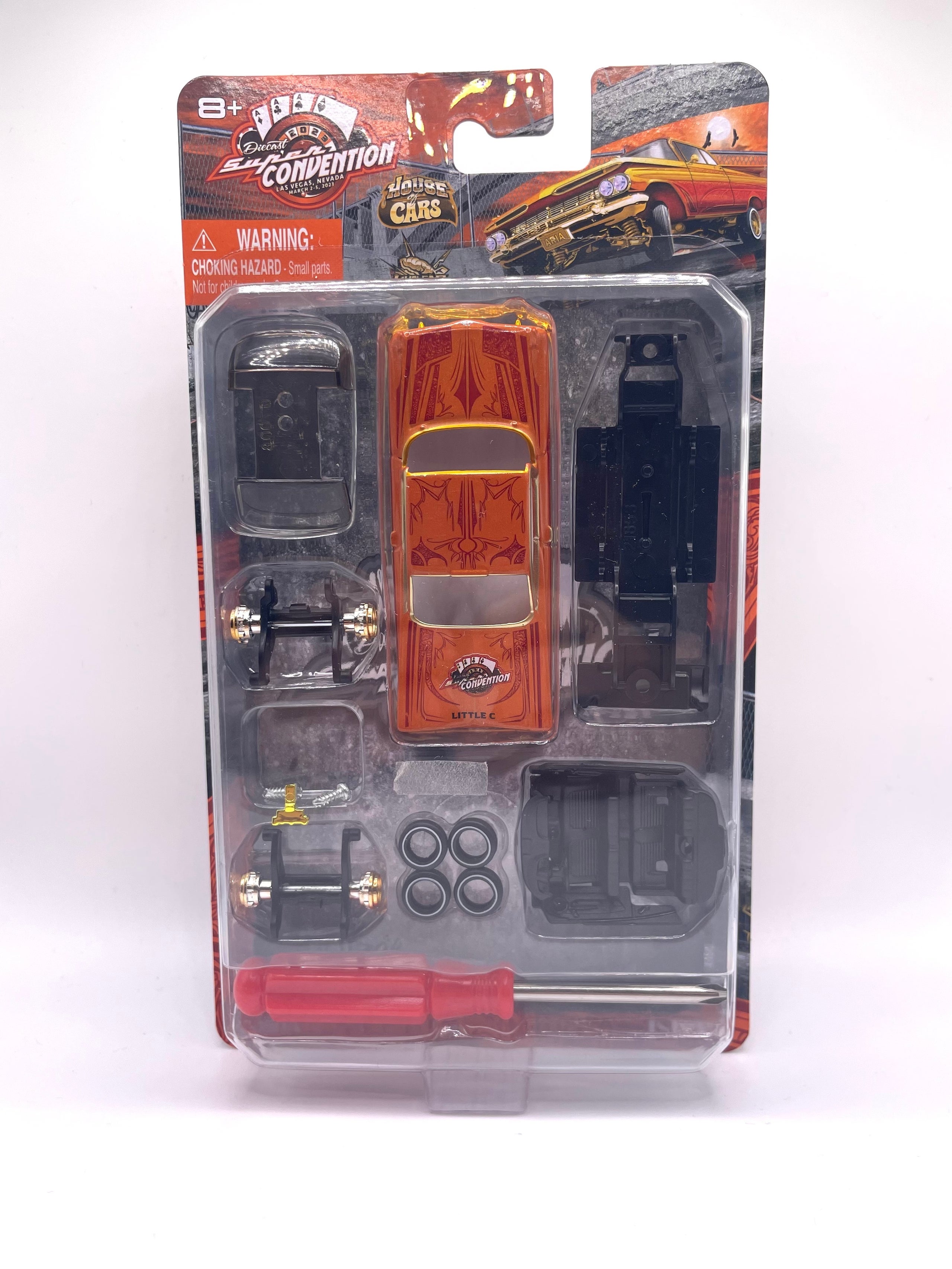 House of Cars 1:64-2023 Las Vegas Super Convention Metallic Orange '59 ...